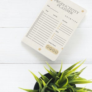 Printable Productivity Schedule Planner Template, Goal Planner, Time ...