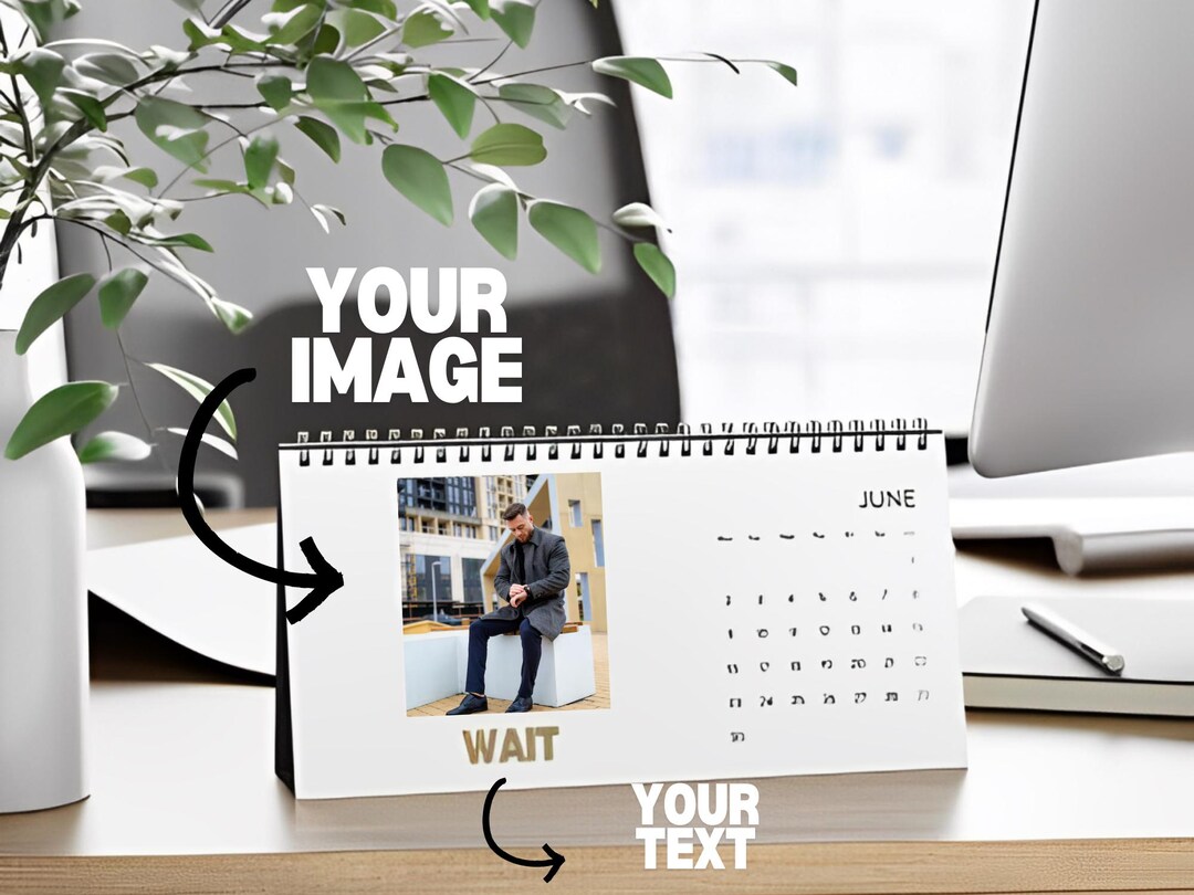 Custom Design Simplex Desk Calendar, Desk Calendar With Custom Picture, Any Picture Any Text ...