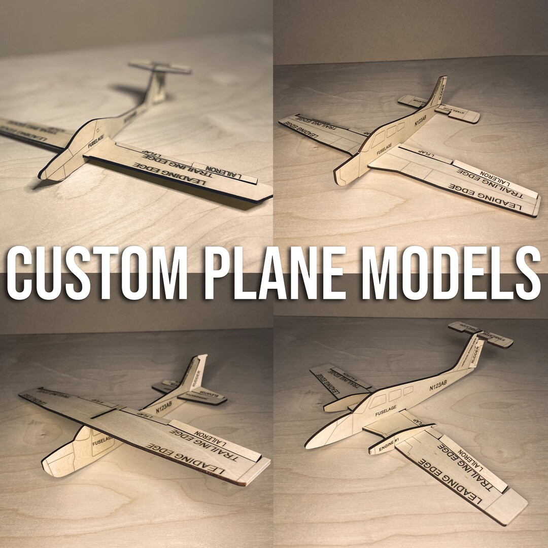 Custom Educational Model Plane - Etsy