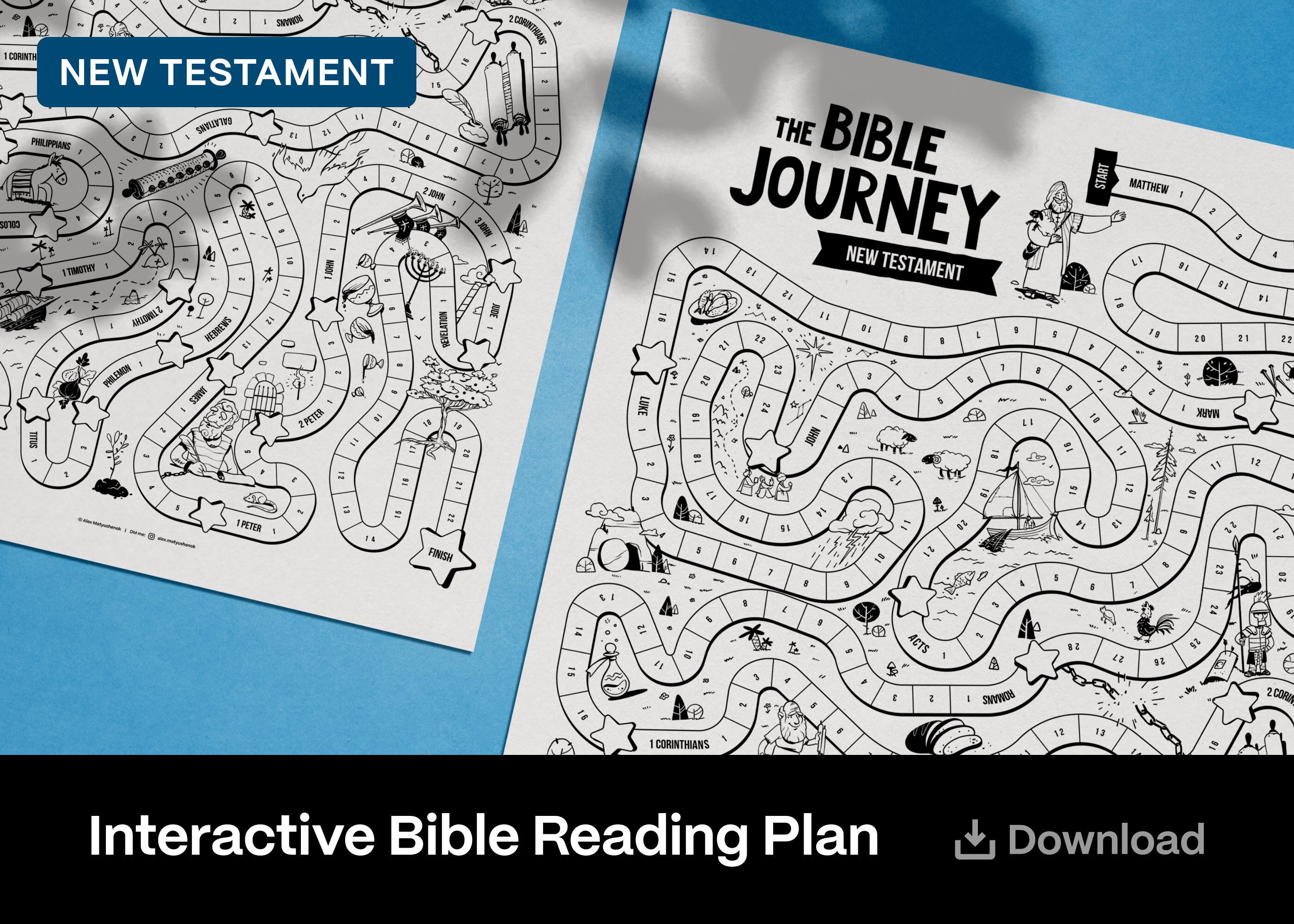 The Bible Journey - New Testament. Interactive Bible Reading Plan ...