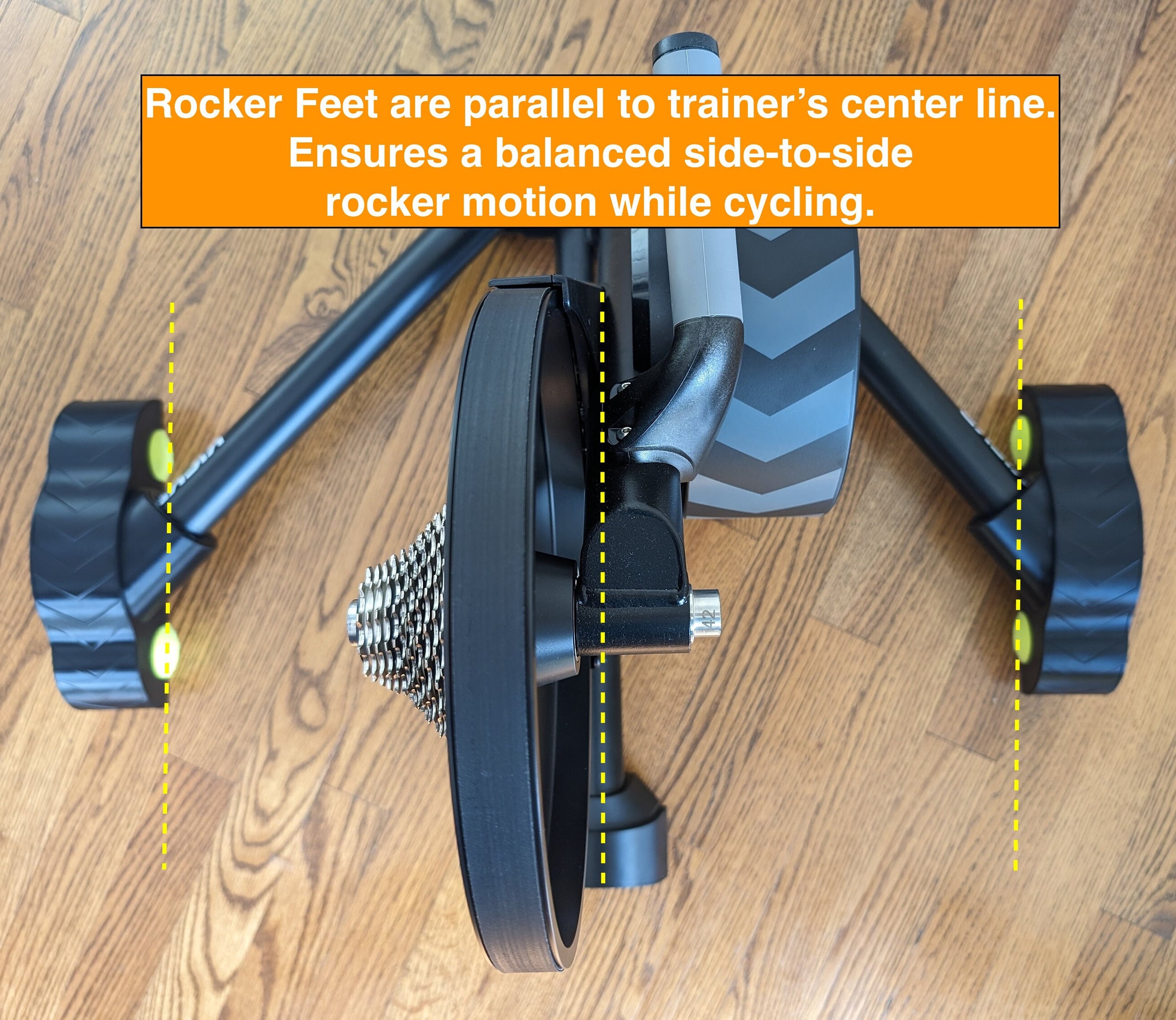 Wahoo Kickr Rocker Feet, Indoor Bike Trainer, Zwift, Trainerroad - Etsy
