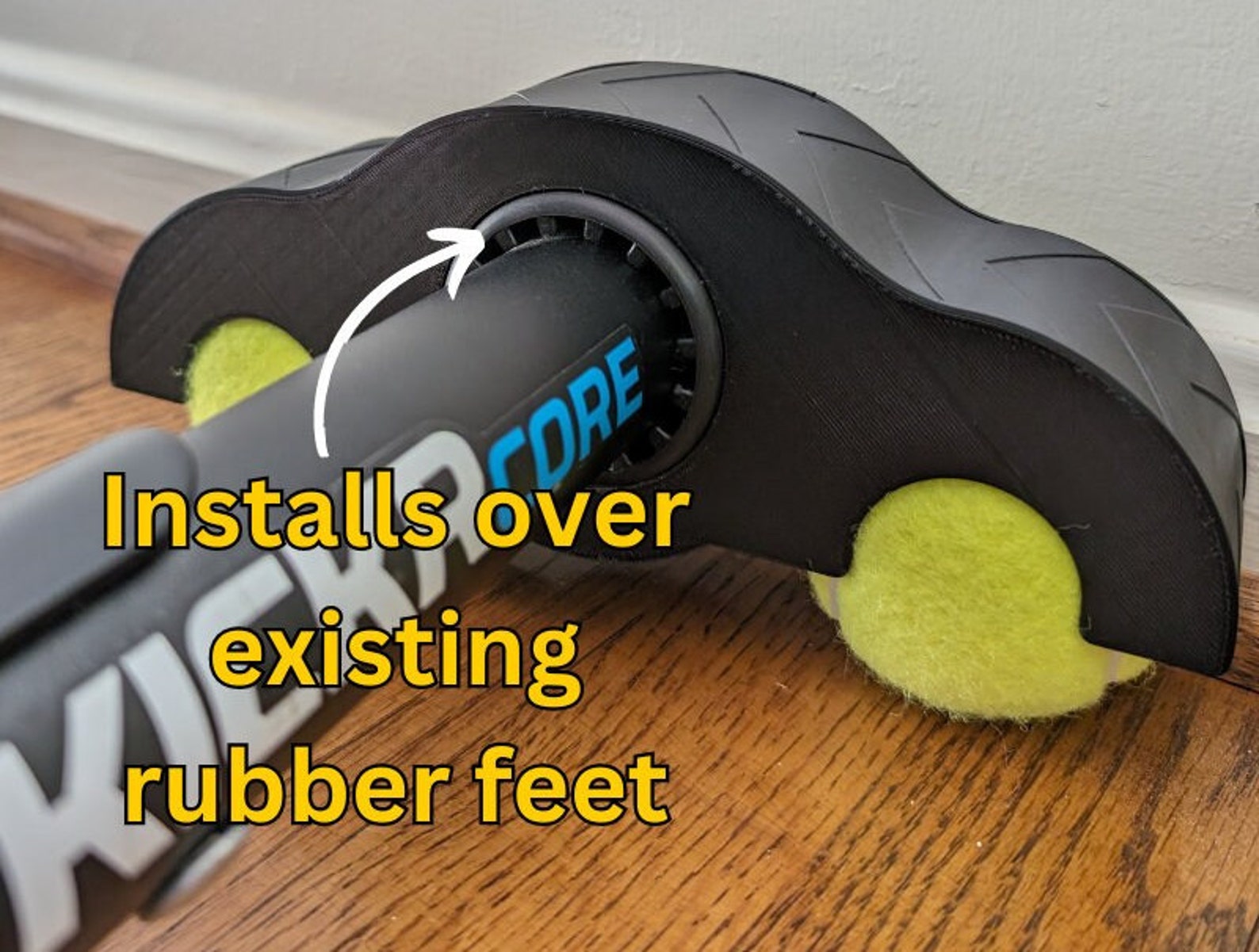 Wahoo Kickr Core Rocker Feet, Turbo Trainer, Indoor Bike Trainer, Zwift ...