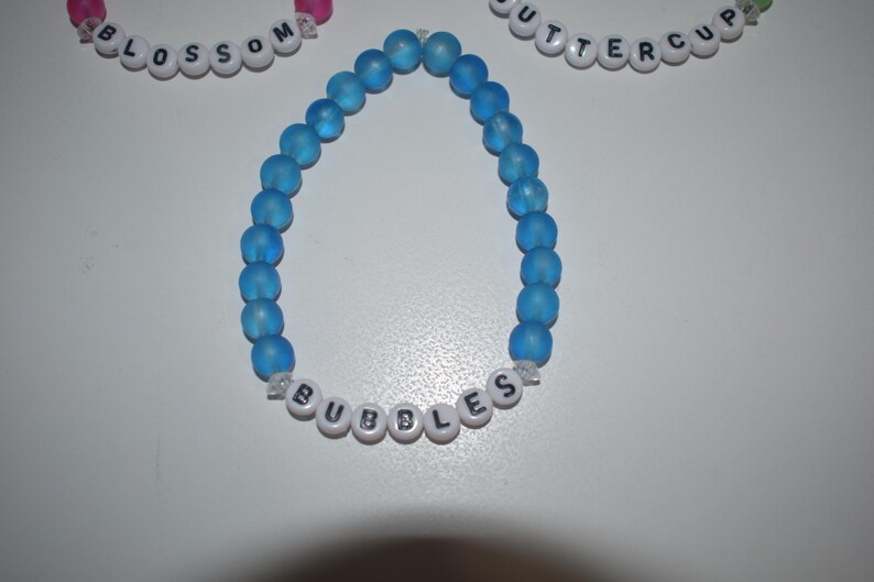 Powerpuff Girls Friendship Bracelets Bubbles Blossom Buttercup Pink Green Blue - Etsy