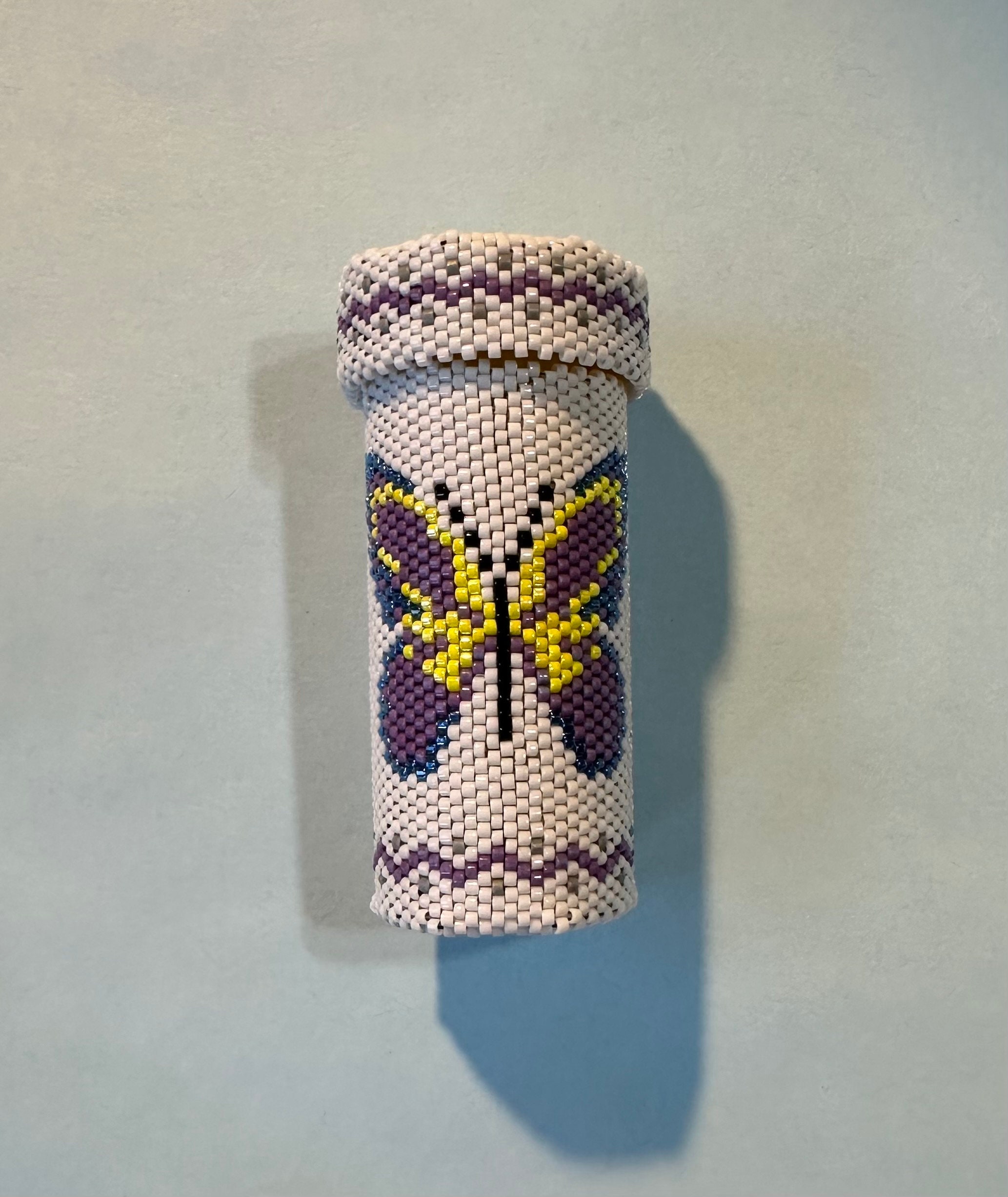 Beaded Pill Bottle - Etsy