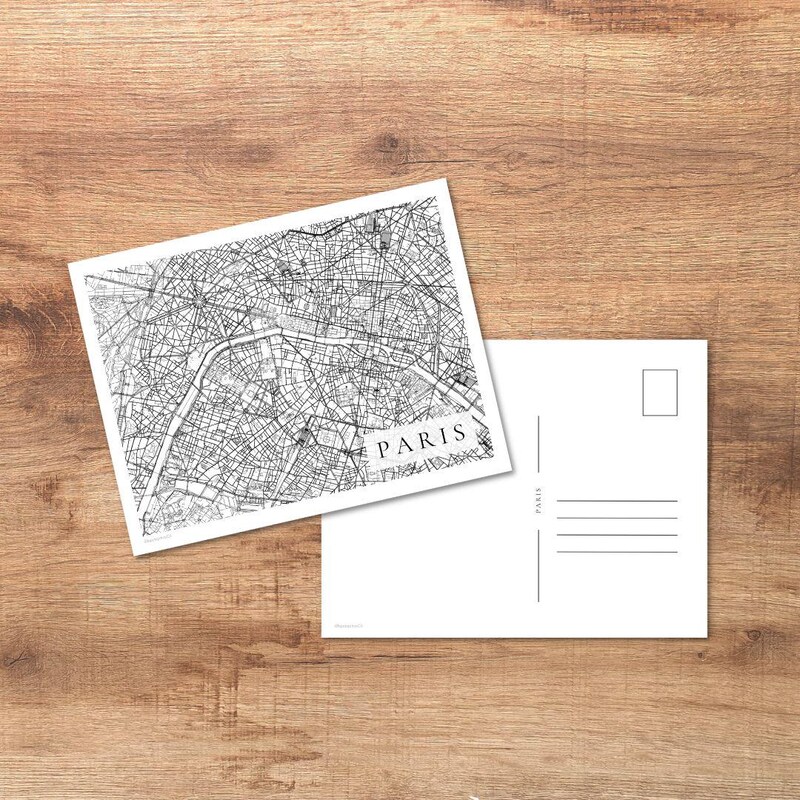 Paris Postcards - Etsy