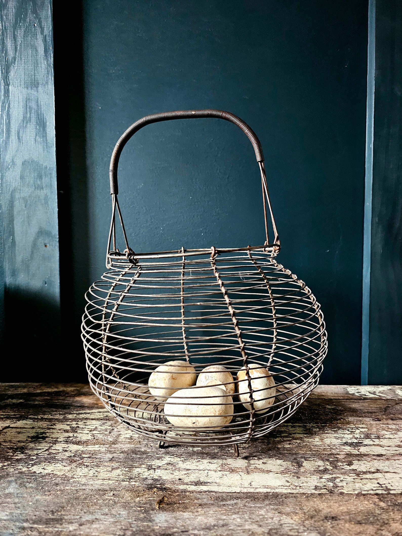 Vintage Wire Egg Holder - Etsy