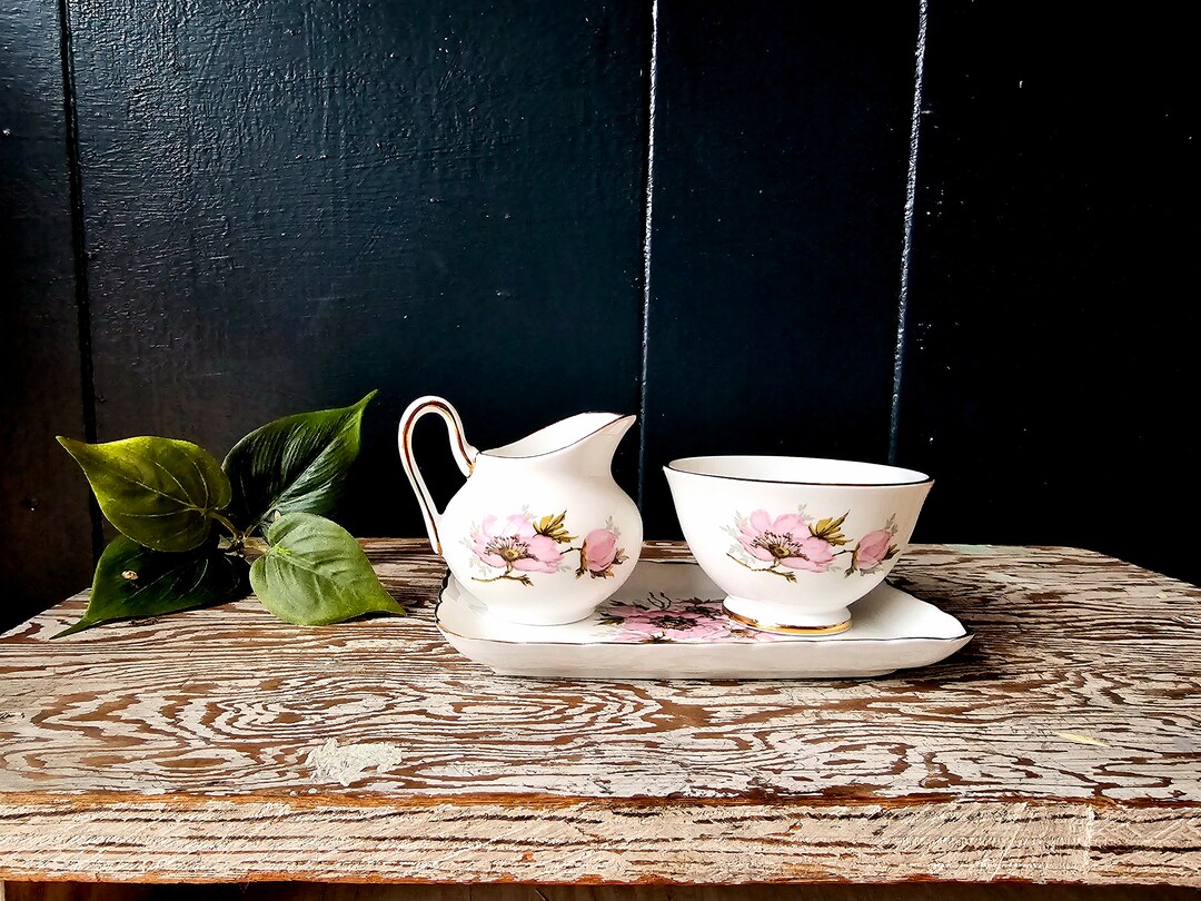 Delphine Bone China Tea Set/ Made in England - Etsy