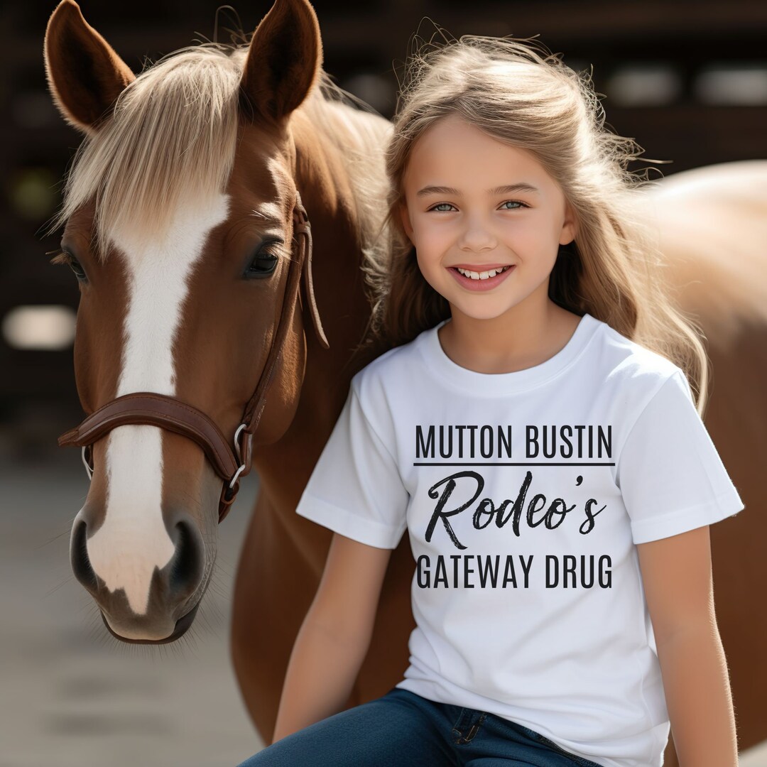 Mutton Bustin Rodeo Youth T Shirt, Cowboy Shirt, Cowgirl Shirt, Western ...