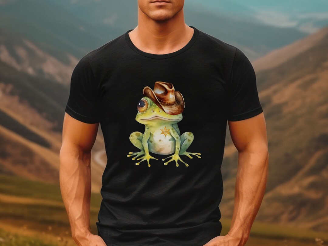 Sheriff Frog Shirt,frog Shirt,frog Toad Sweatshirt,frog Sweatshirt,gift ...