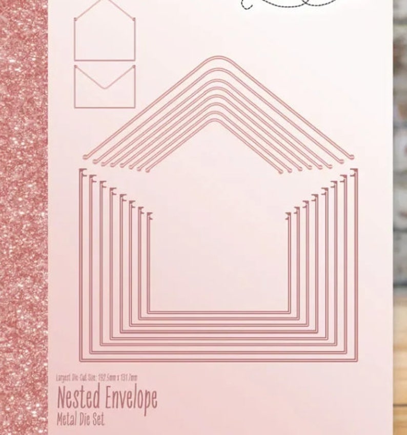 Nested Envelope Die Set Collection 16 Dies - Etsy