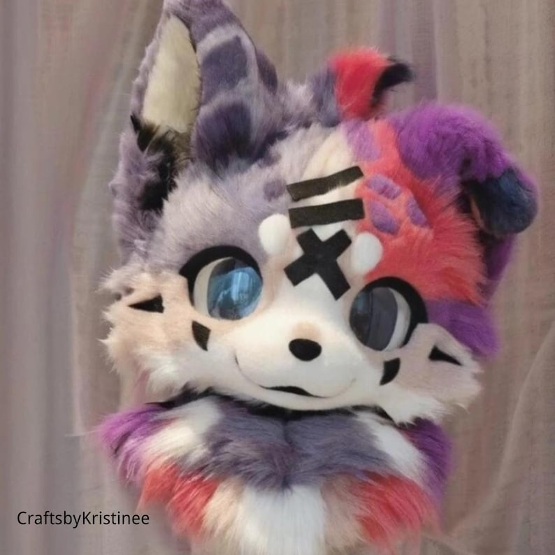 Fursuit Mask Customization, Fursuit Mask Design, Plush Costume Head ...