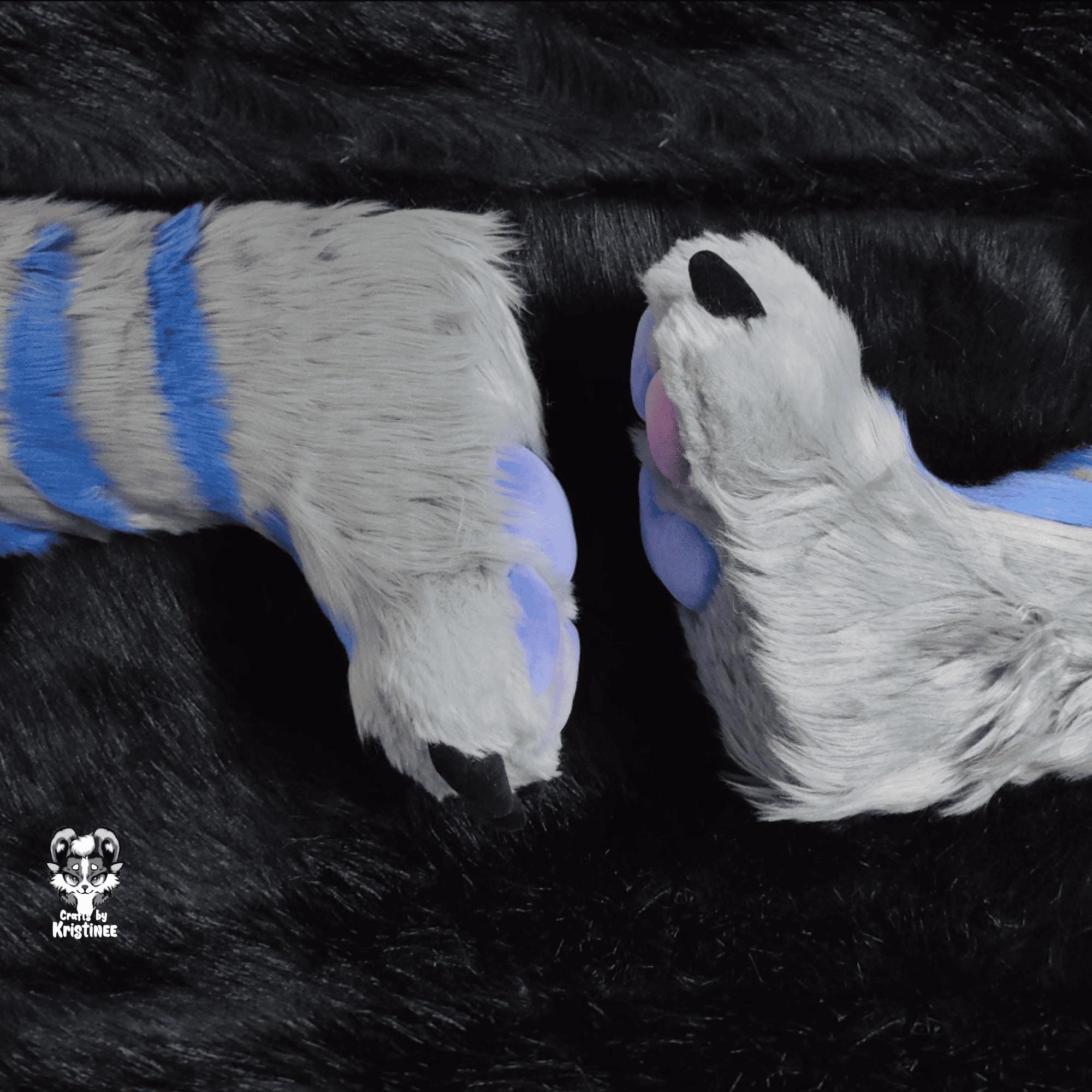 Fursuit Foot Paws,fursuit Paw Socks Indoor Feet,customizable Size ...