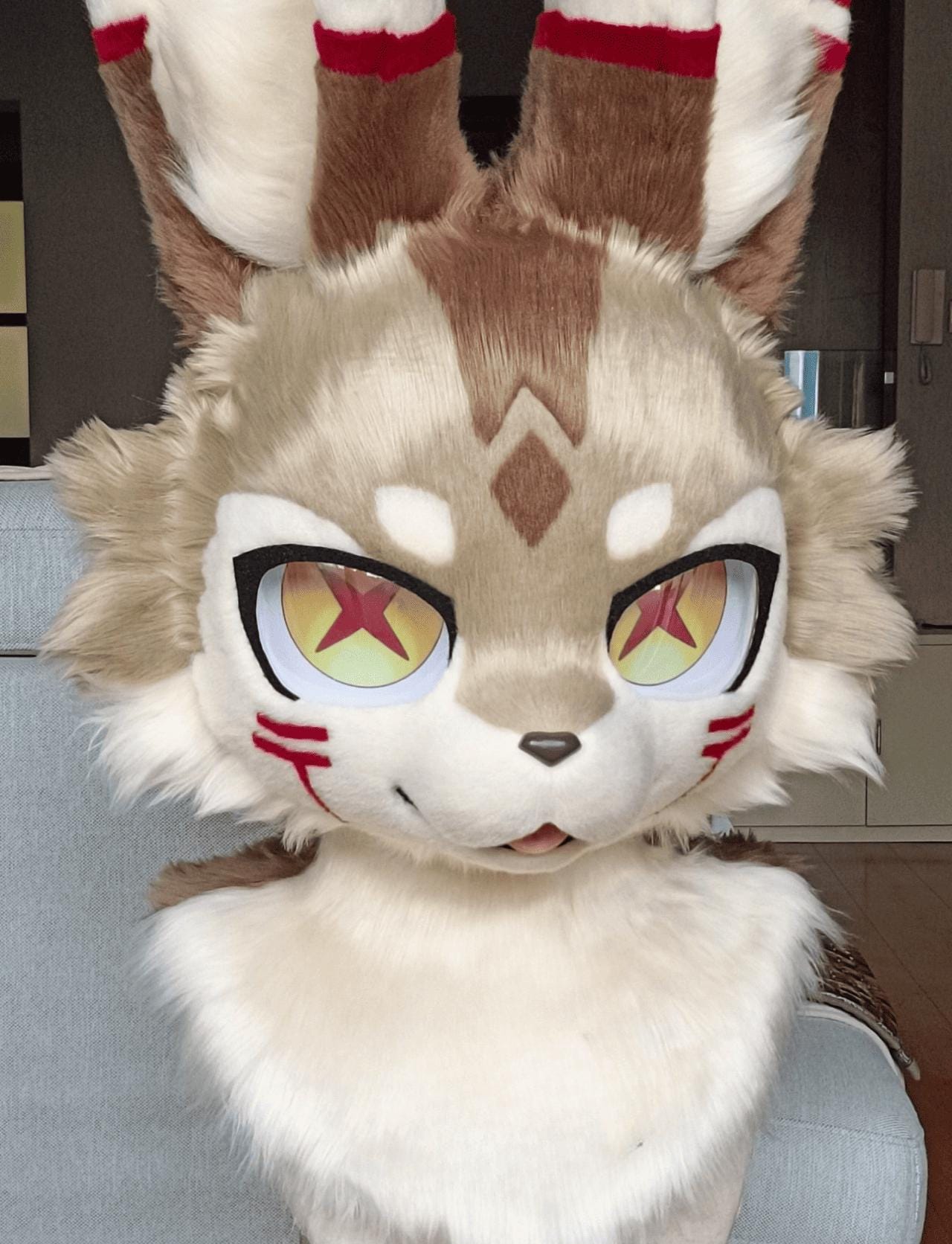 Custom Kenomo Cosplay Fursuit, Fursona Costume Head, Fursuit ...