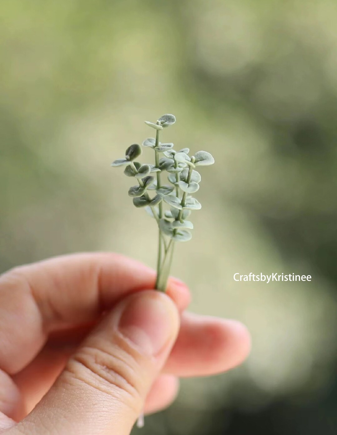 Miniature Eucalyptus,miniature Leaves,miniature Plants,1:12,miniature ...