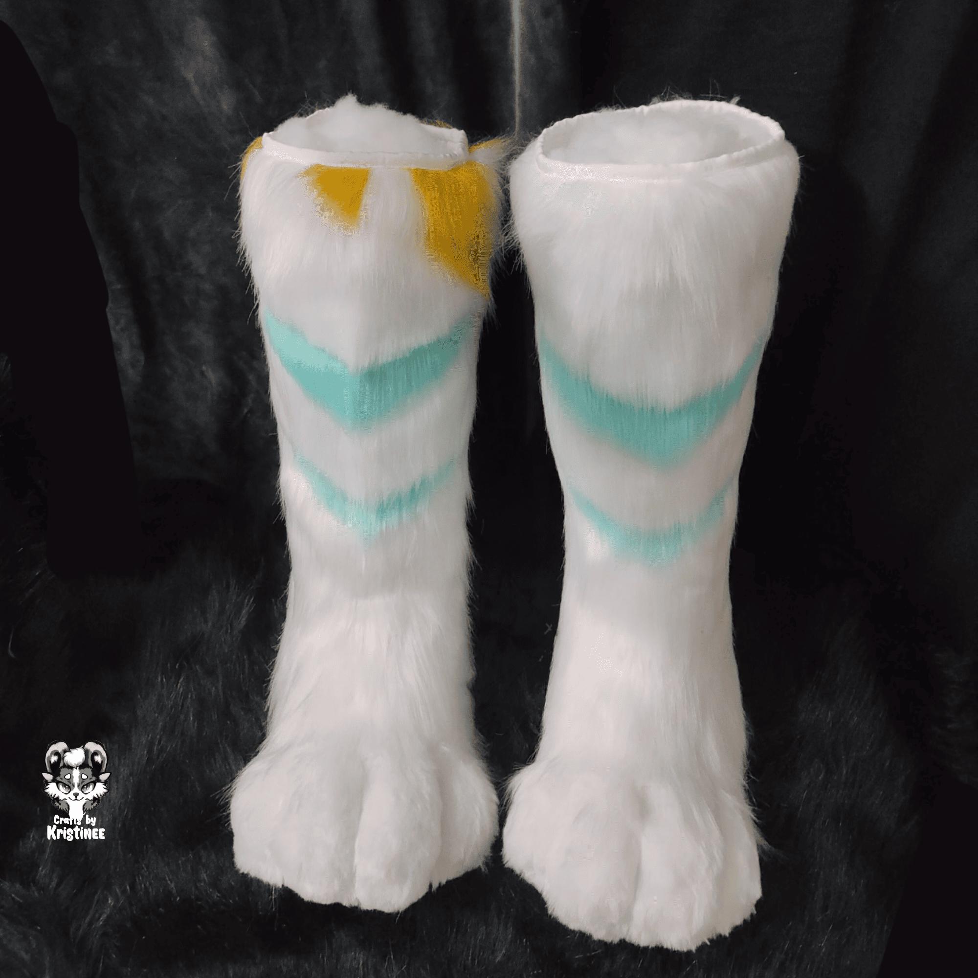 Fursuit Foot Paws,fursuit Paw Socks Indoor Feet,customizable Size ...