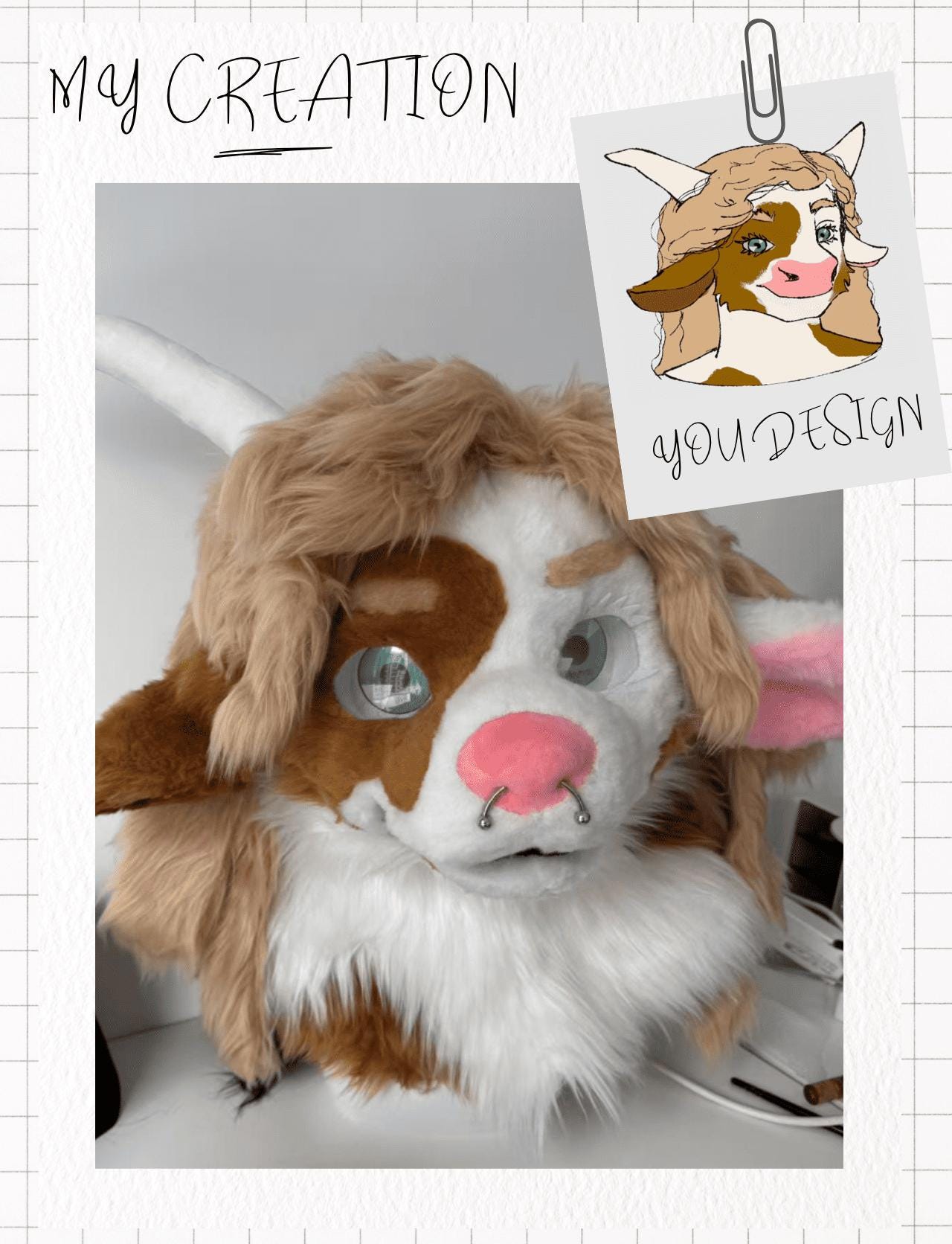 Custom Fursuit Down Payment, Fursuit Full-body Customization Toony ...
