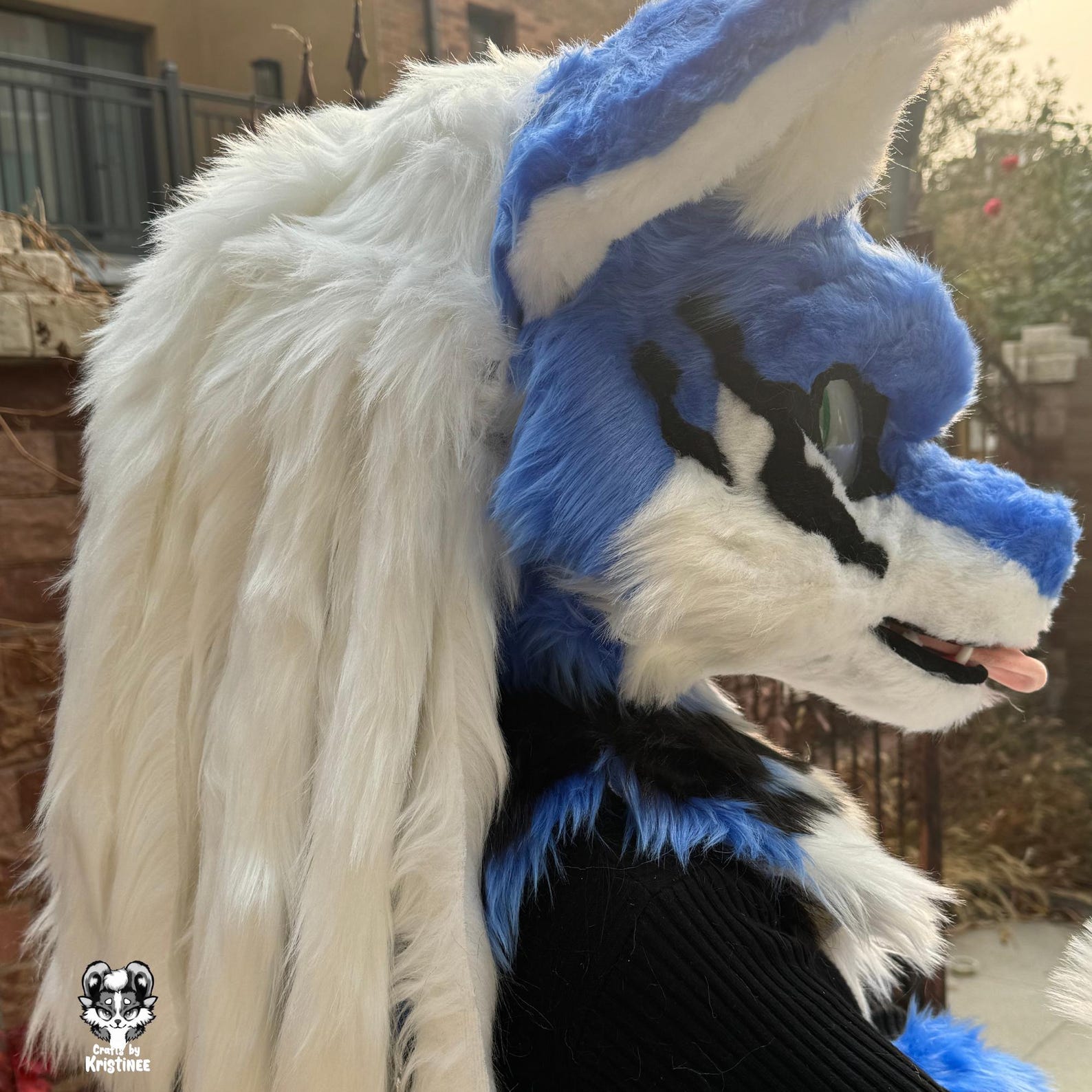 Realistic Fursuit Head,furry Horns,furry Ears,fantasy Creature - Etsy
