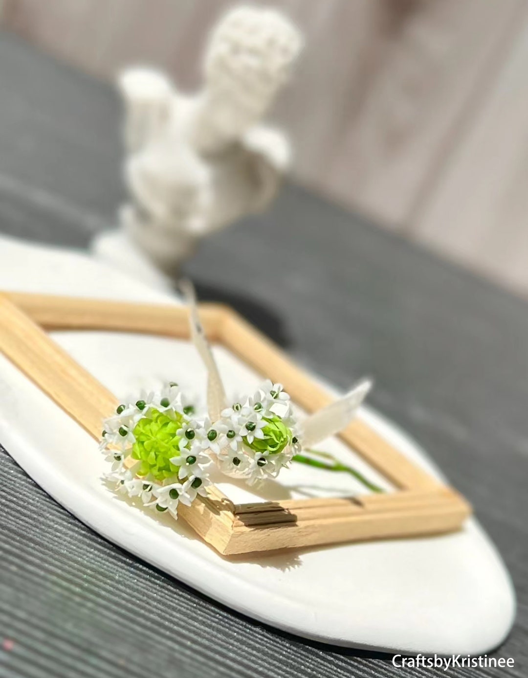 Velvet Star of Bethlehem,miniature Clay Flower,rare Flower,miniature ...