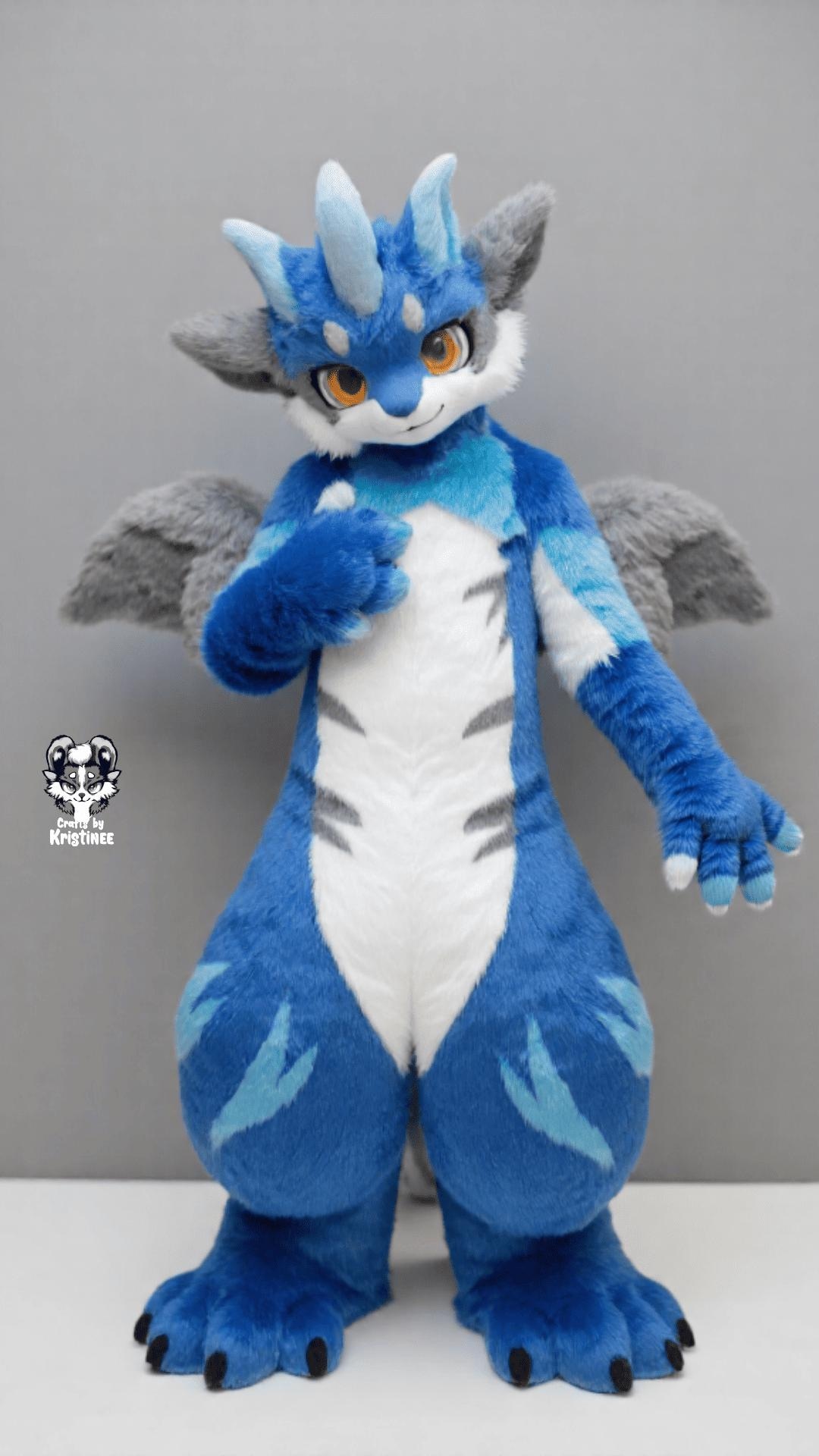 Sky Overlord Dragon King Fursuit Body Suit, Custom Kenomo Cosplay ...