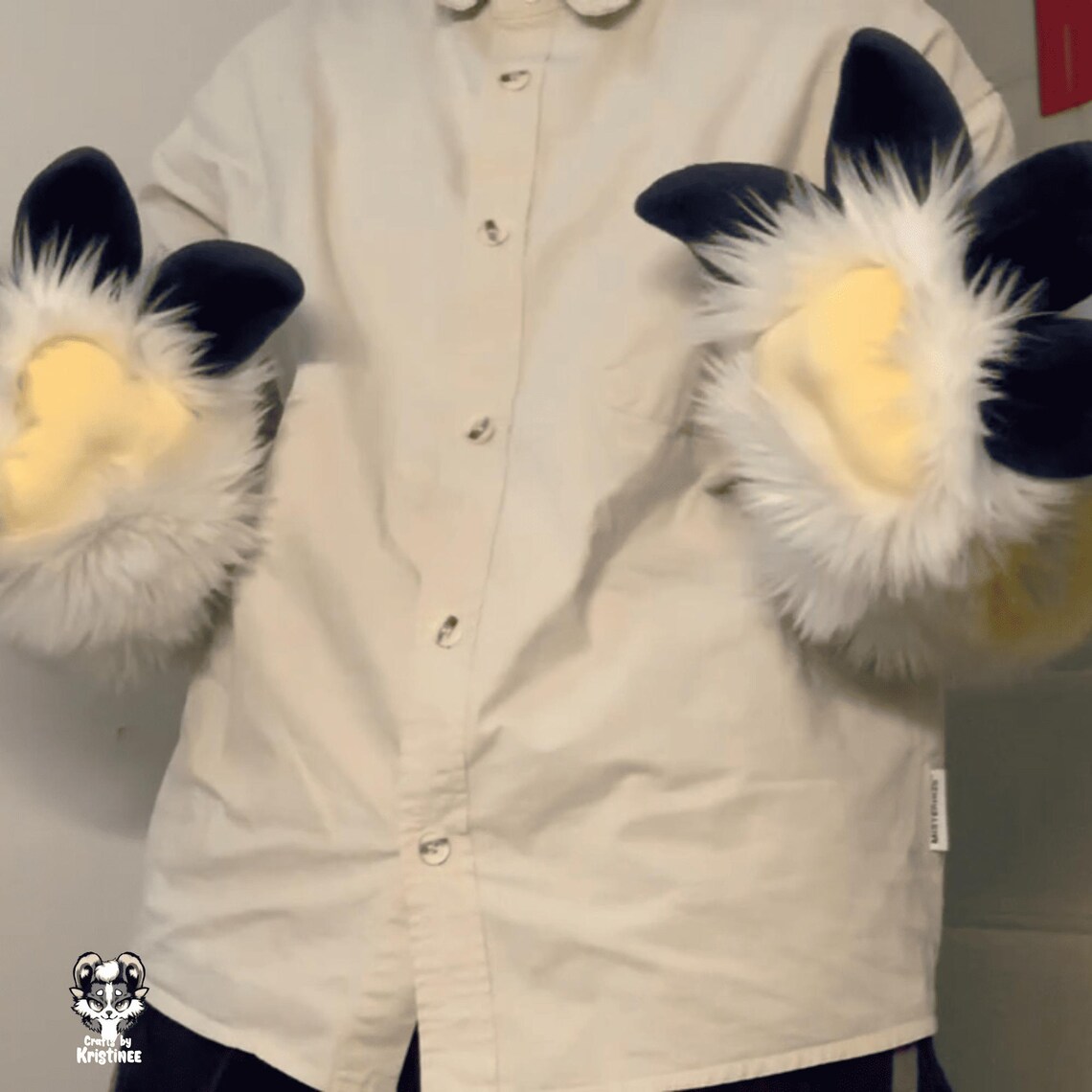 Poisonous Octopus Fursuit Paw,patchwork Dragon Paws,furry Nails,four ...