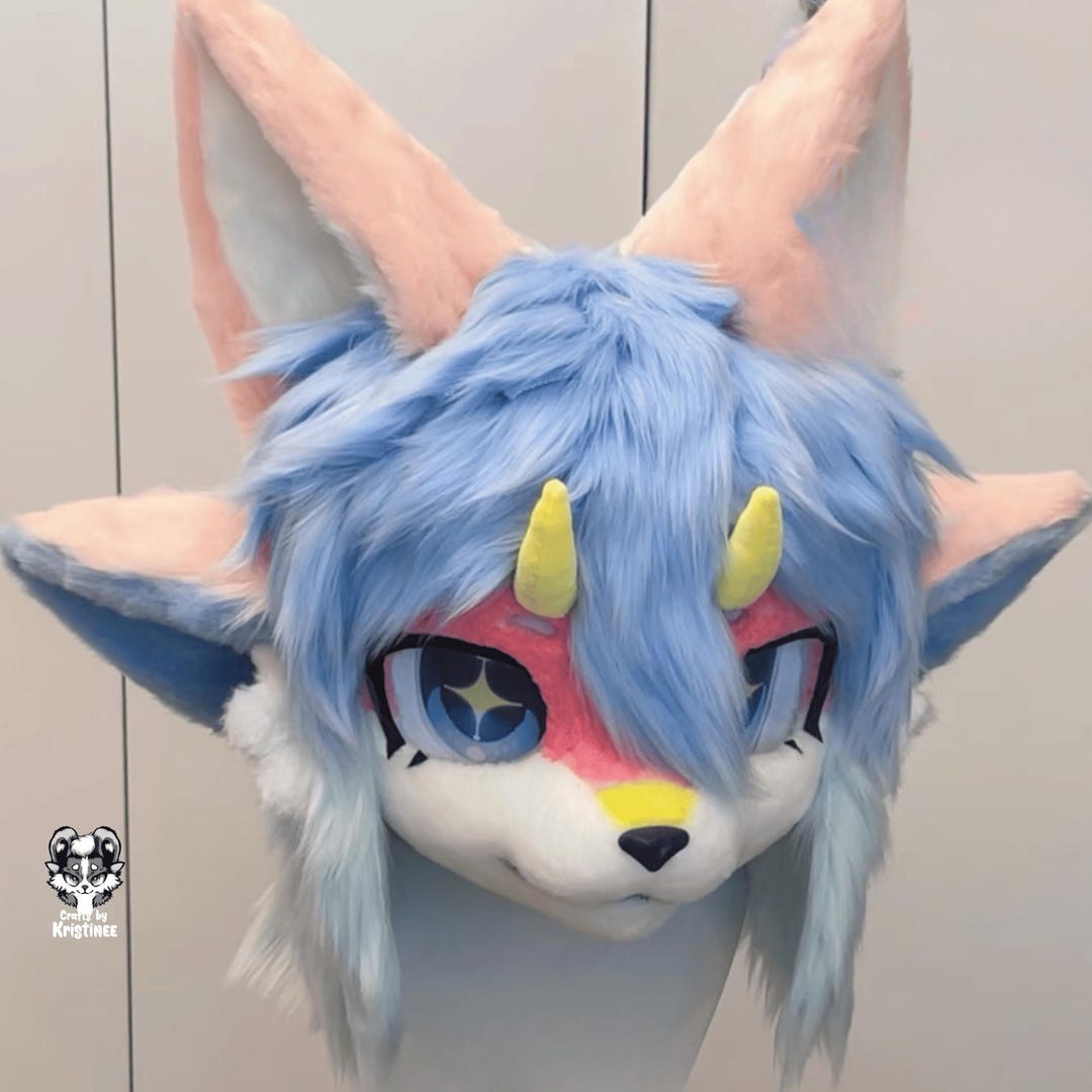 Super Dreamer Dragon Fursuit Head, Custom Kenomo Cosplay Fursuit ...