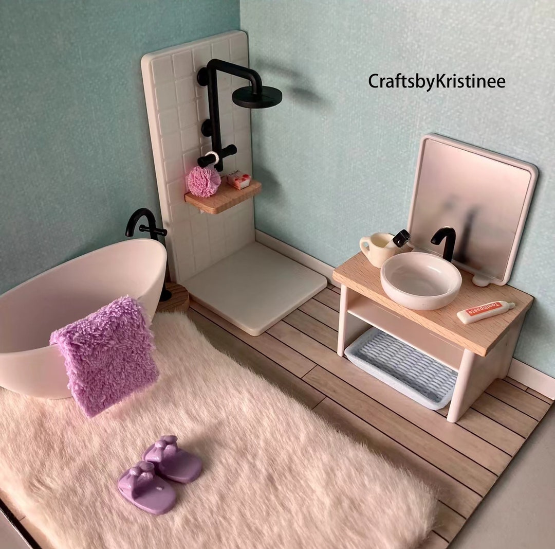 Mini Furniture Complete Set,miniature Furniture,miniature Mollhouses ...