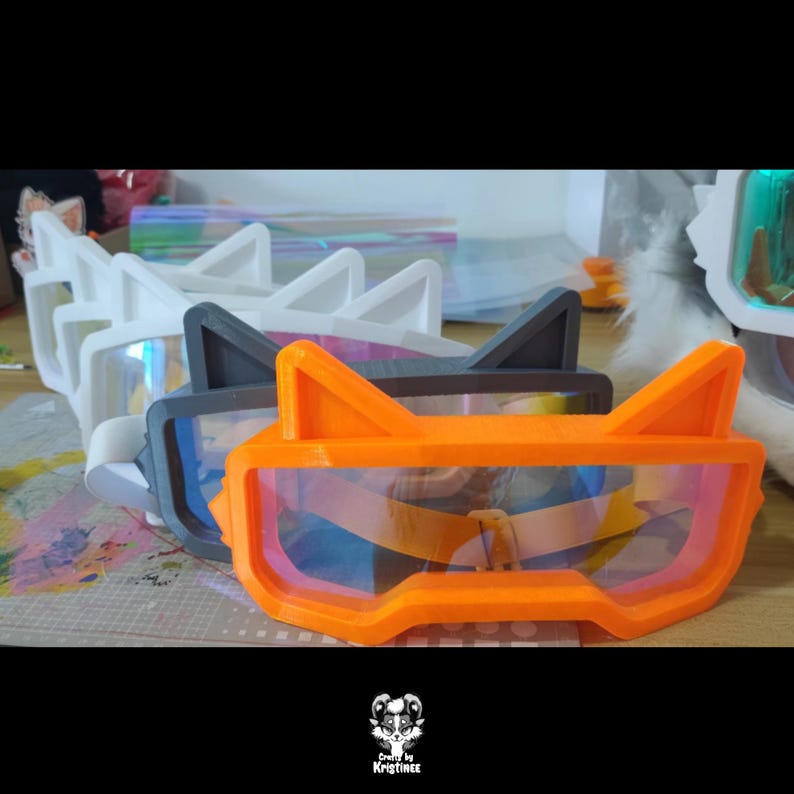 Customizable Fursuit Glasses, Fursuit Head Accessories, Essential ...