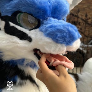 Realistic Fursuit Head,furry Horns,furry Ears,fantasy Creature - Etsy