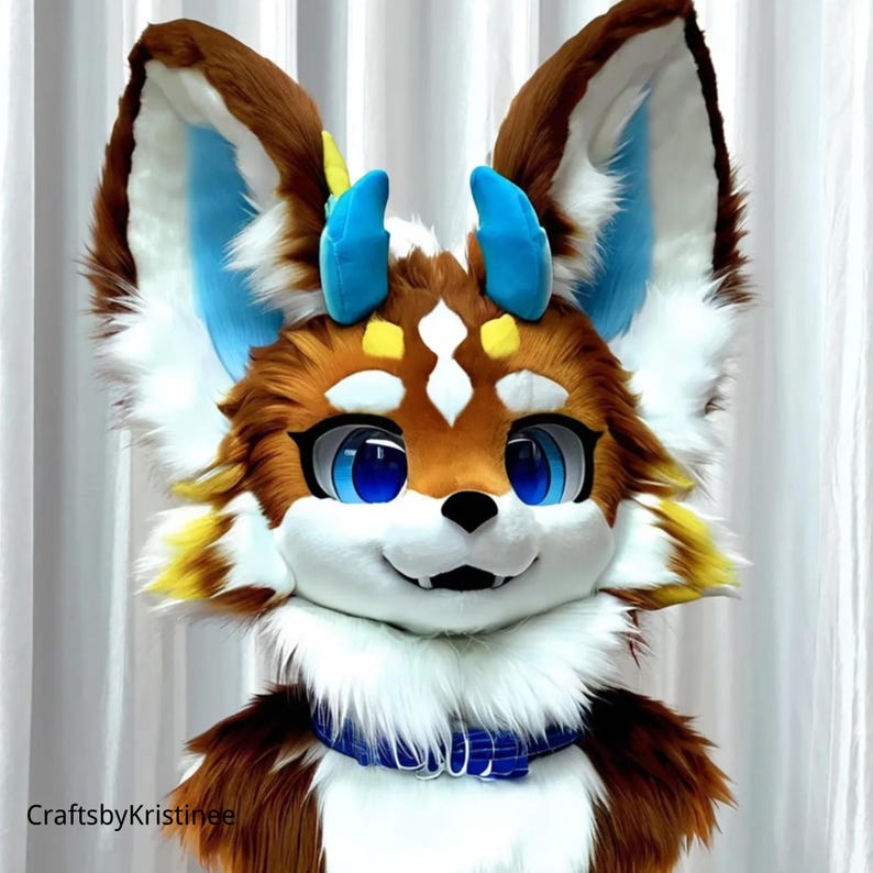 Fursuit Mask Customization, Fursuit Mask Design, Plush Costume Head ...
