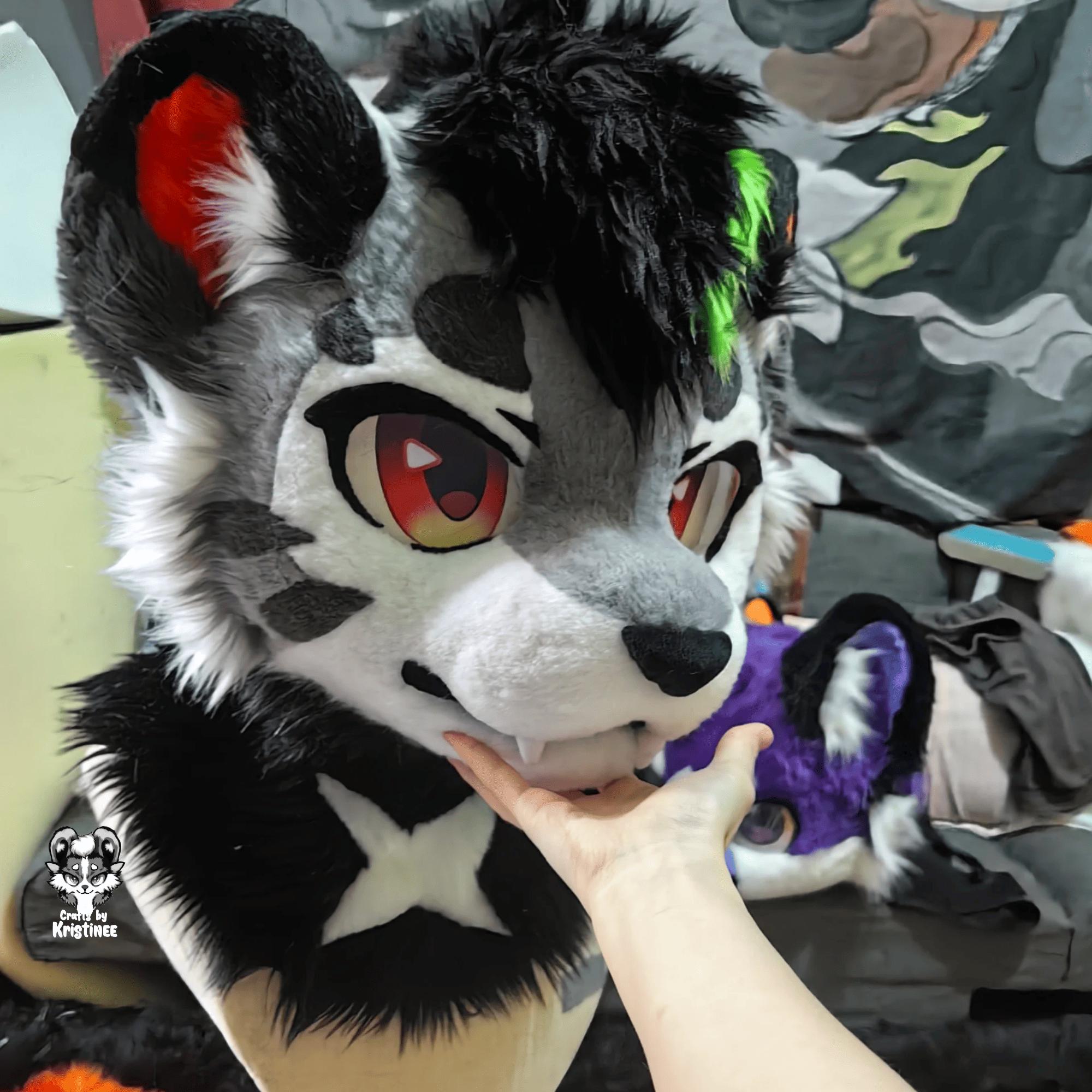 Assassin "x" Mr. Tiger Fursuit Head, Custom Kenomo Cosplay Fursuit ...