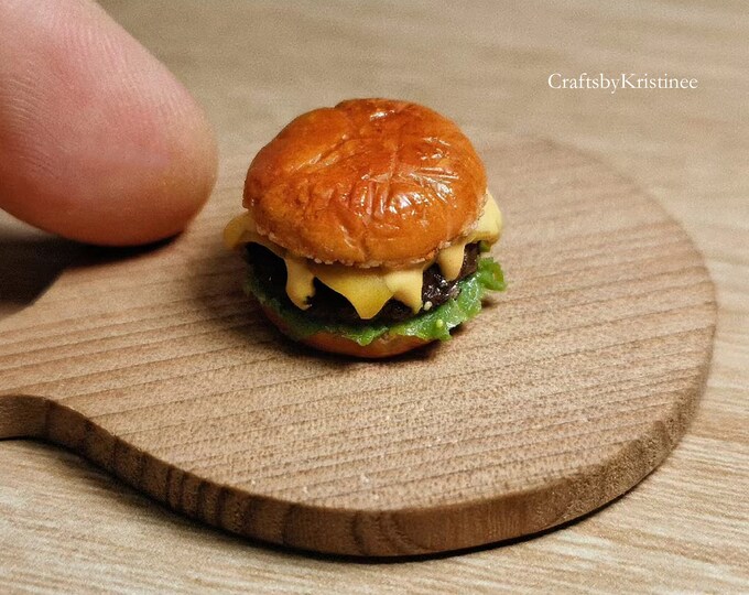 Miniature Butter Cheese Beef Burger,miniature Burger,miniature Food ...