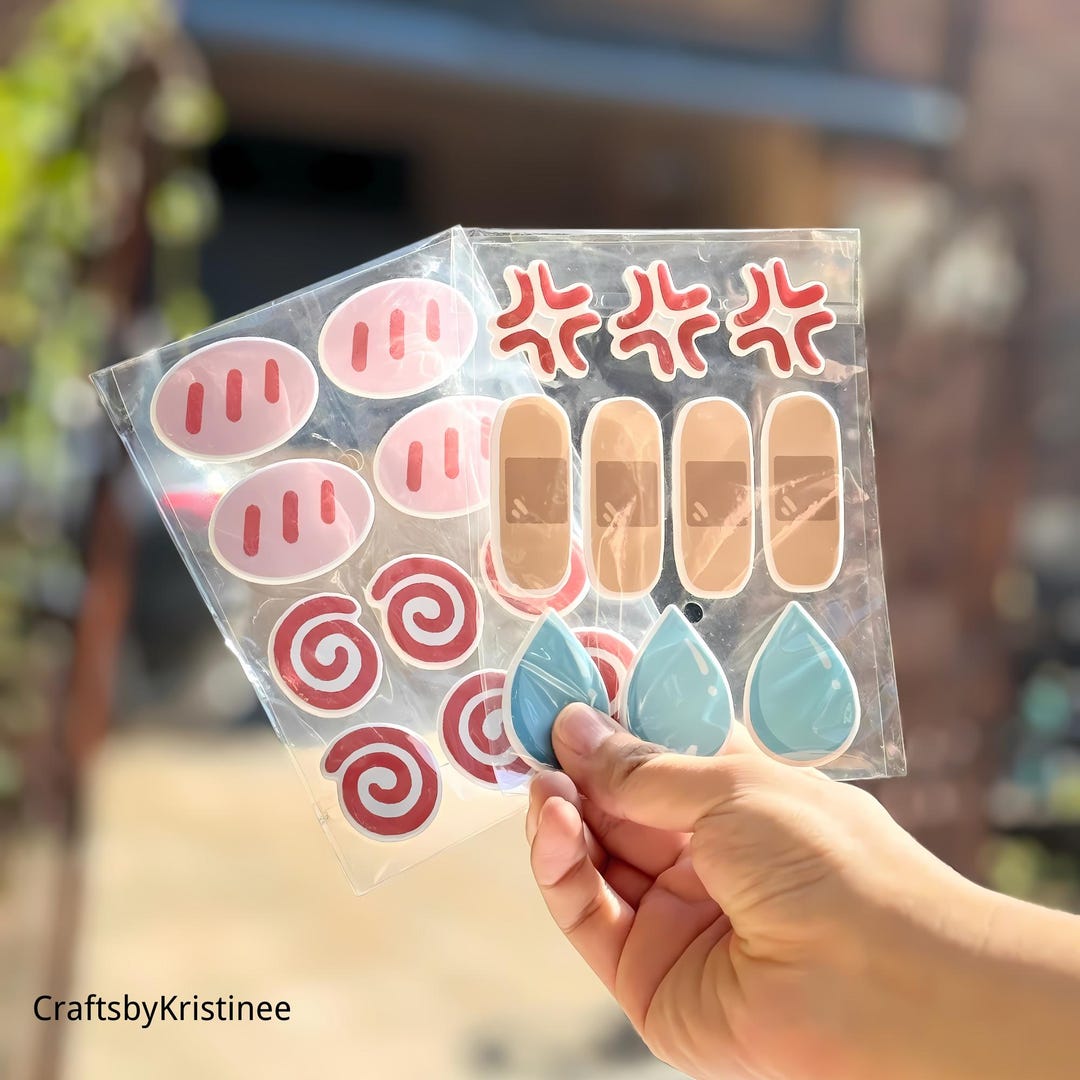 Fursuit Head Sticker,fursuit Head Accessories,cute Emoji Stickers,furry ...