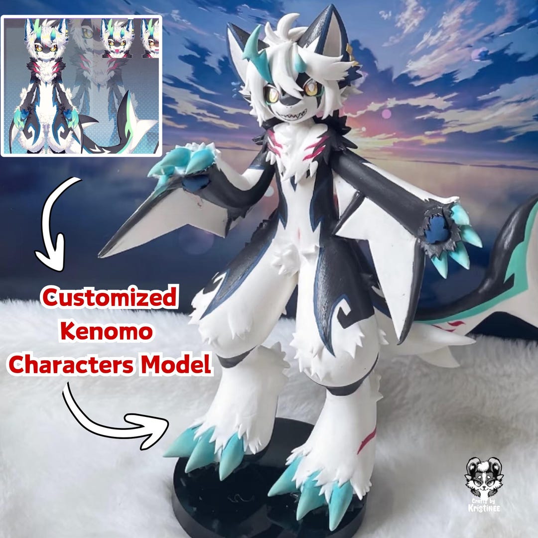 Customized Kemono Characters Model, Fursuit Accessories, Fursuit Statue ...
