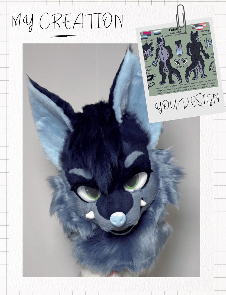Custom Fursuit Down Payment, Fursuit Full-body Customization Toony ...
