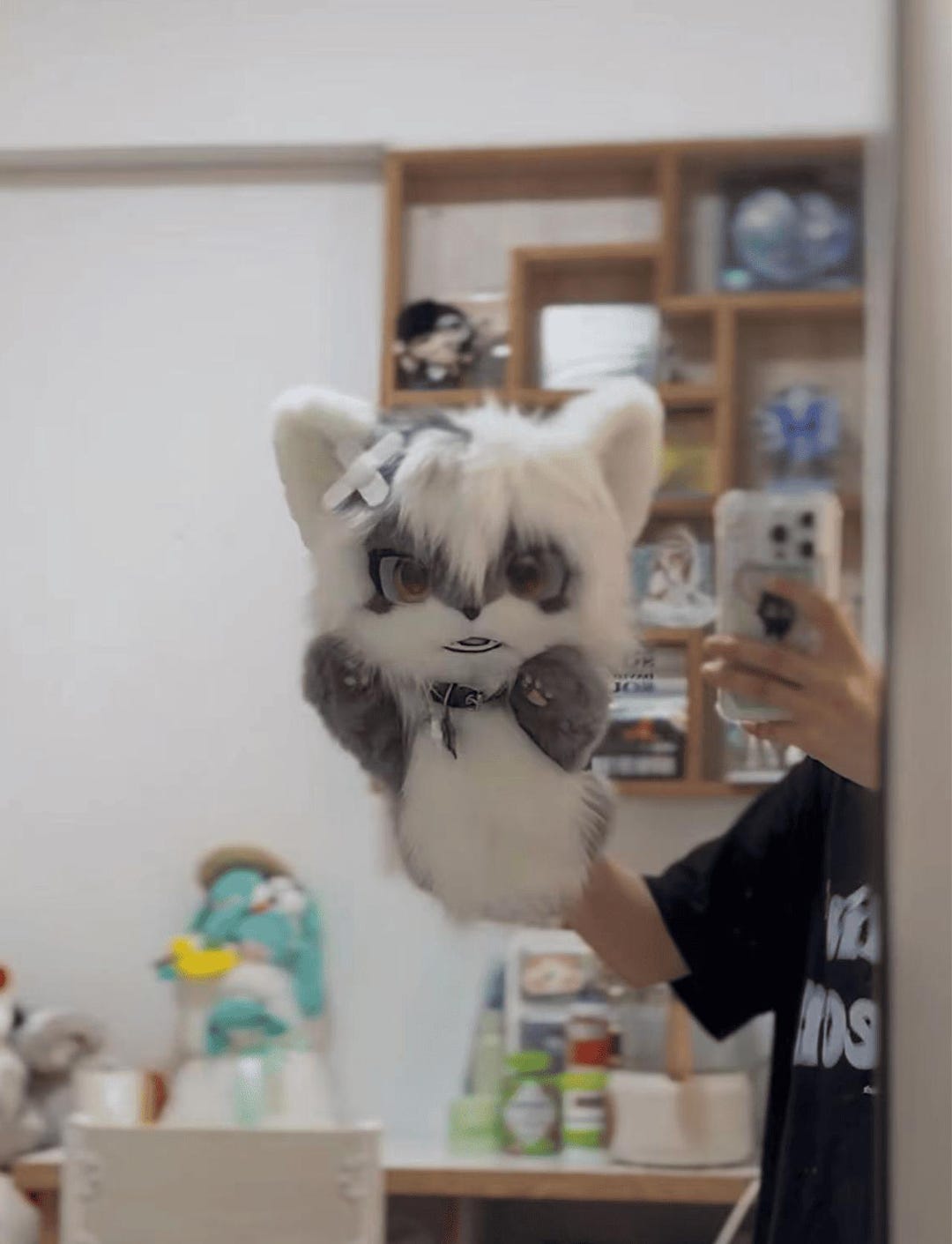 Customized Fursuit Hand Puppet, Real Beast Fur Clothing Dolls, Fursuit ...