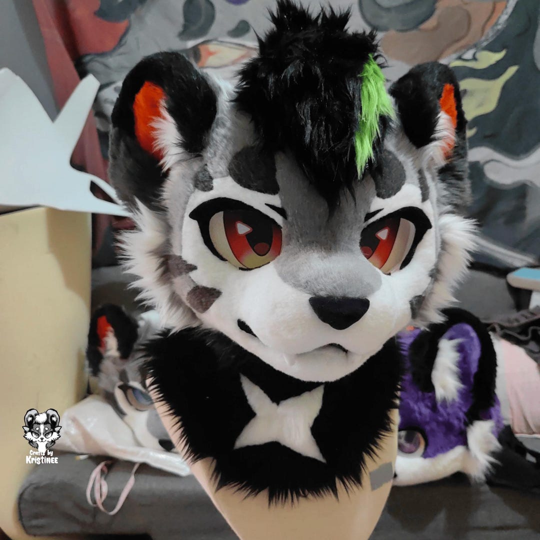 Assassin "x" Mr. Tiger Fursuit Head, Custom Kenomo Cosplay Fursuit ...