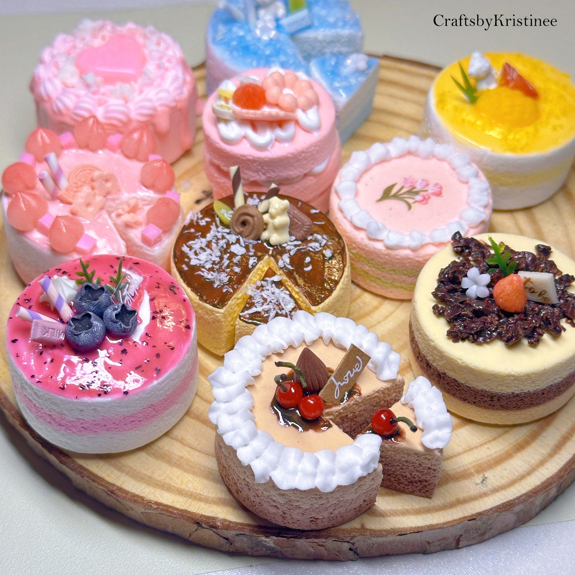 Miniature Blueberry Jam Cake,dollhouse Decoration,miniature Dollhouse ...