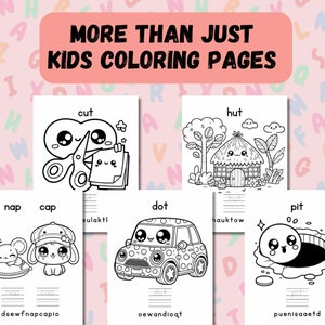 Phonics 1st Grade Printables, Kindergarten Coloring Pages, First Grade ...
