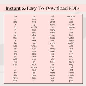 Learn Sightwords Printable, First Grade Sight Words Worksheets ...