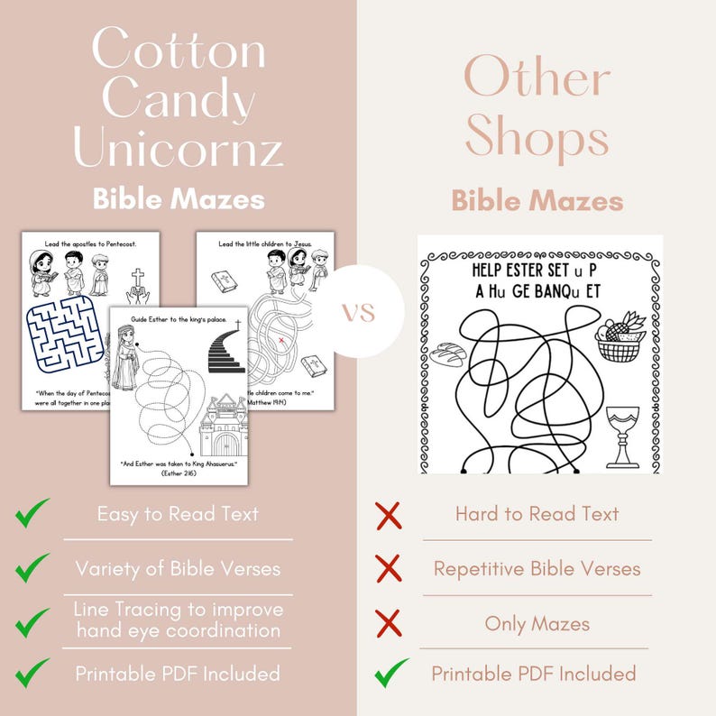 Christian Bible Printable Activity, Kids Sunday School Mazes ...