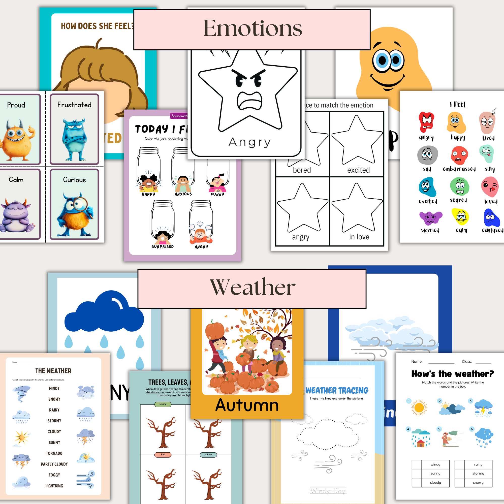Kindergarten Quiet Pages Printable, Pre K Workbook Letter Tracers ...