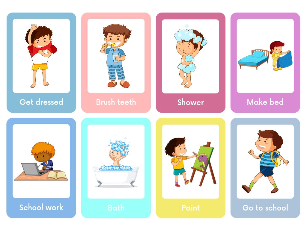 Children's Chore Cards - Etsy