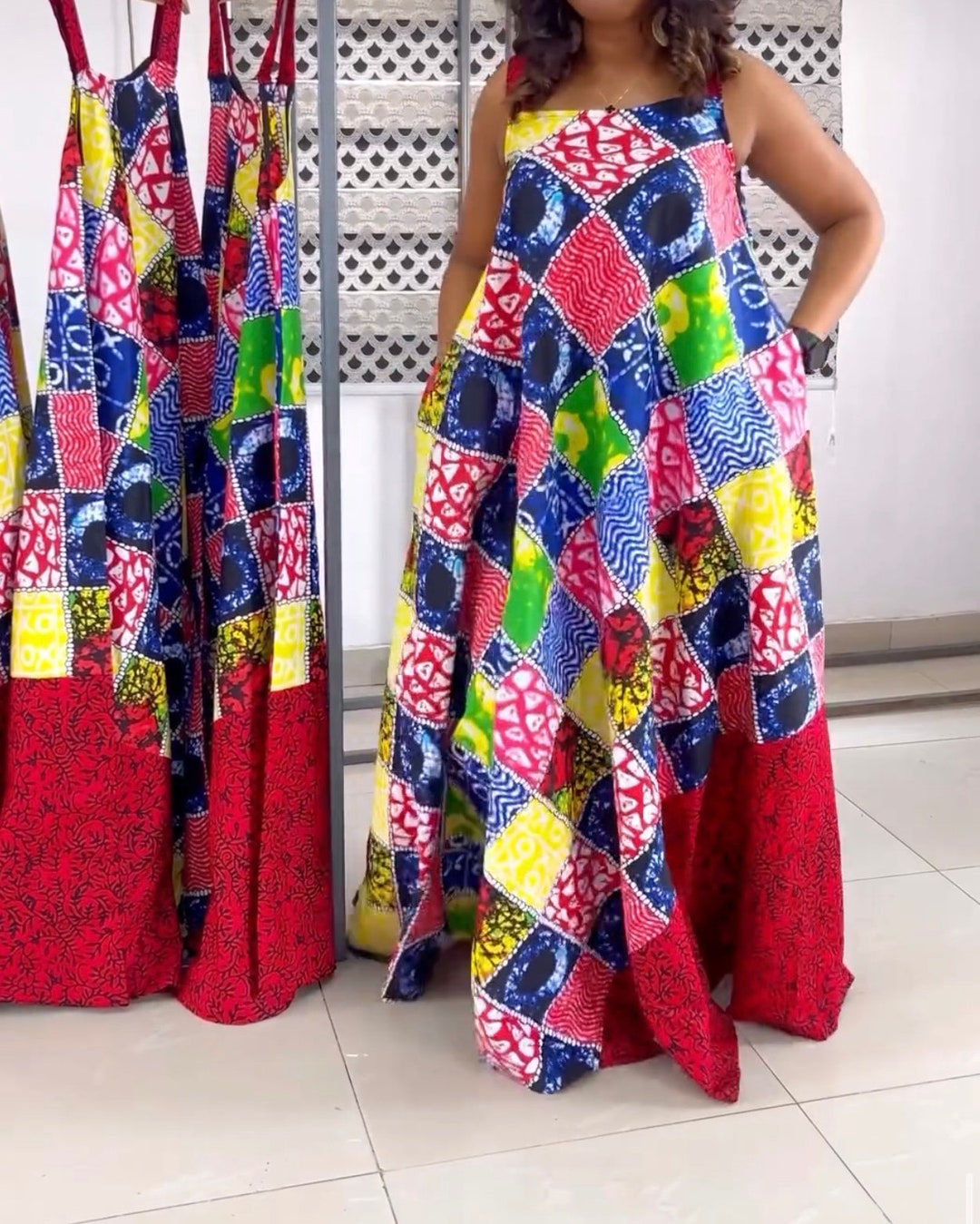 Africa/ Nigerian Patch-work Dress - Etsy