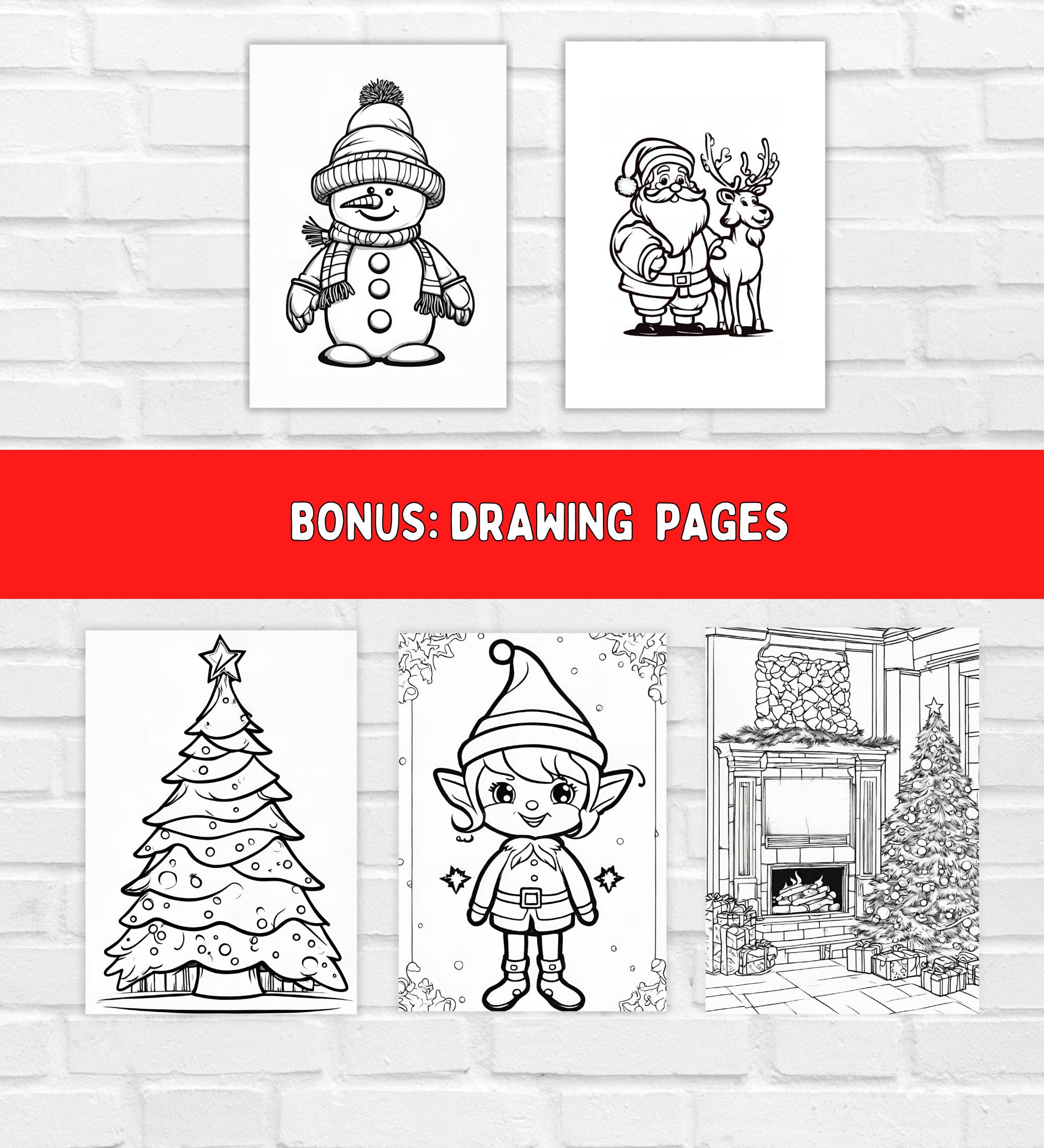 Printable Christmas Worksheets, Christmas Worksheet Bundle , Kid's ...