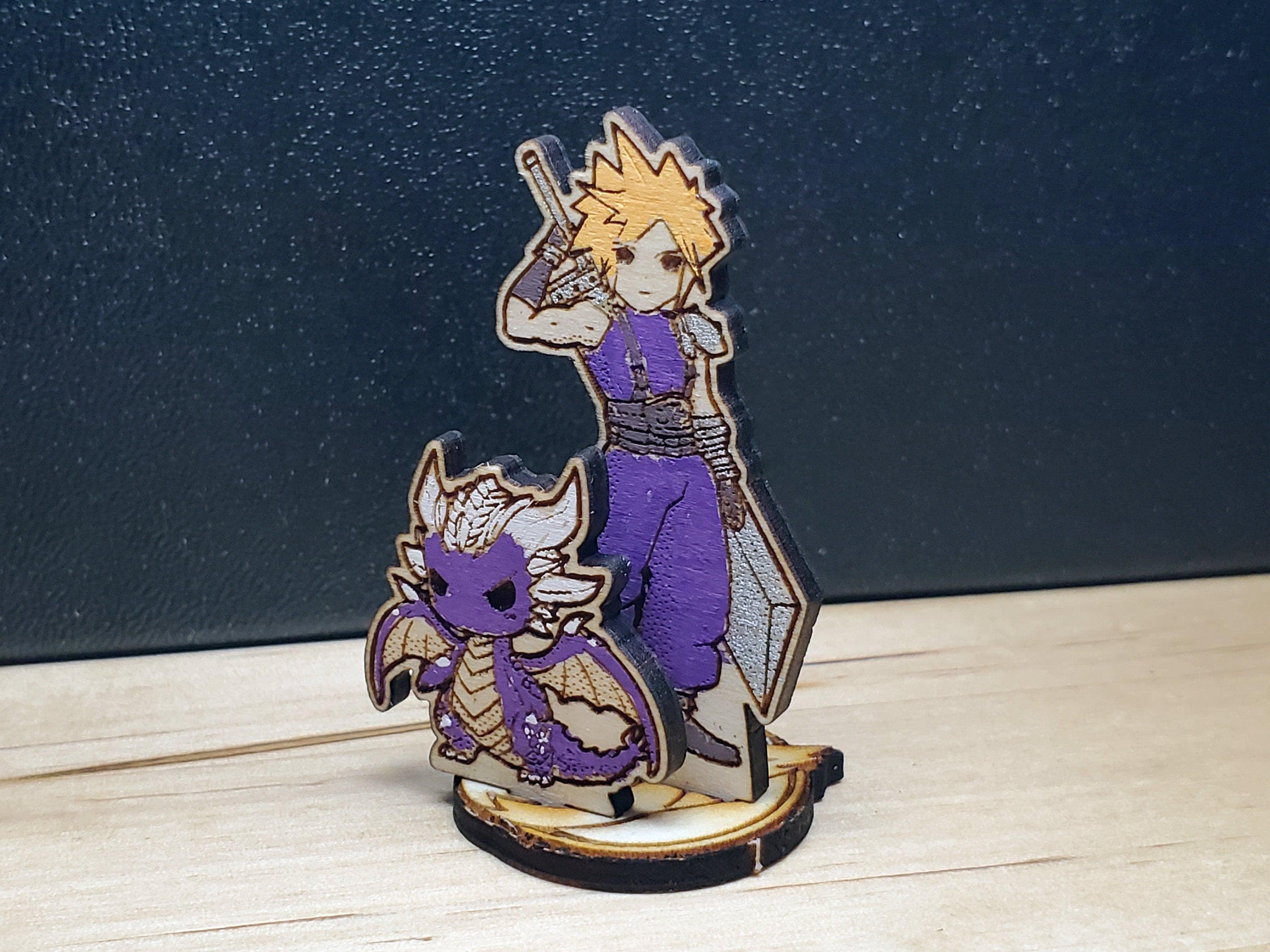 Part 1 - Anime-style Final Fantasy 7 Miniature | Dungeons and Dragons ...