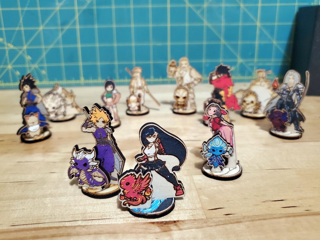Part 2 - Anime-style Final Fantasy 7 Miniature| Dungeons and Dragons ...