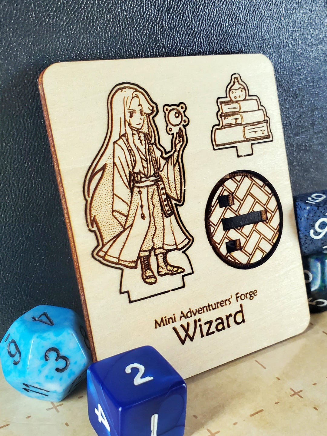 Anime-style Human Wizard Miniature | Dungeons and Dragons | Pathfinder ...