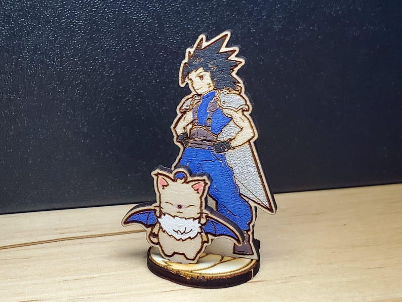 Part 2 - Anime-style Final Fantasy 7 Miniature| Dungeons and Dragons ...