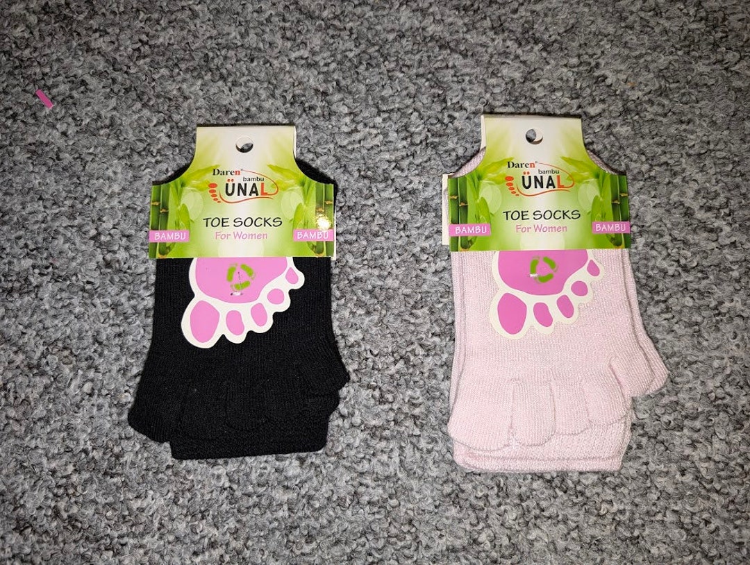Bamboo Toe Socks for Women - Etsy