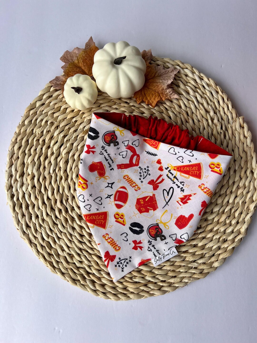 Taylor's Chiefs Bandana, Swiftie Dog Bandana, Sports Dog Bandana ...